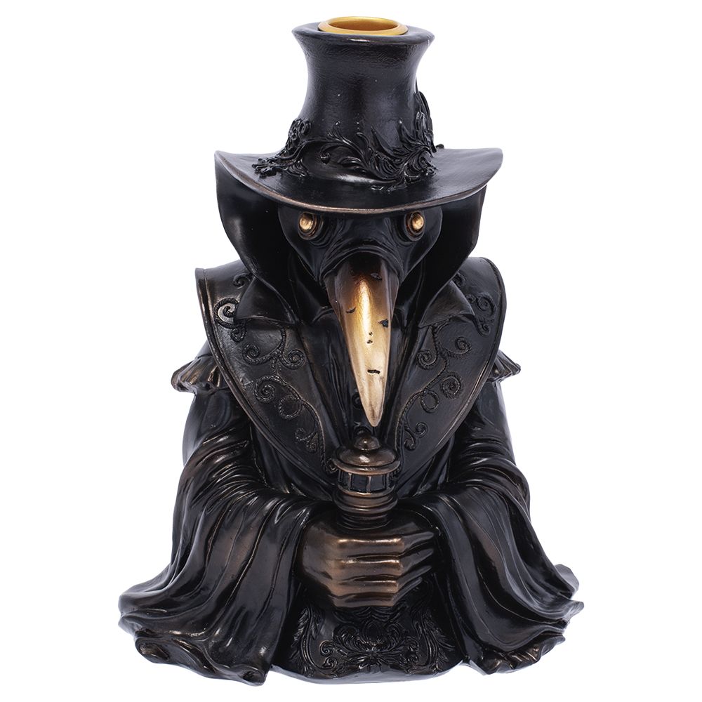 Plague Doctor Backflow Cone Incense Burner | 7" – DankGeek
