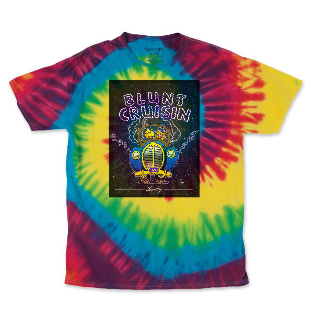 StonerDays Blunt Cruisin Tie Dye Tee – DankGeek