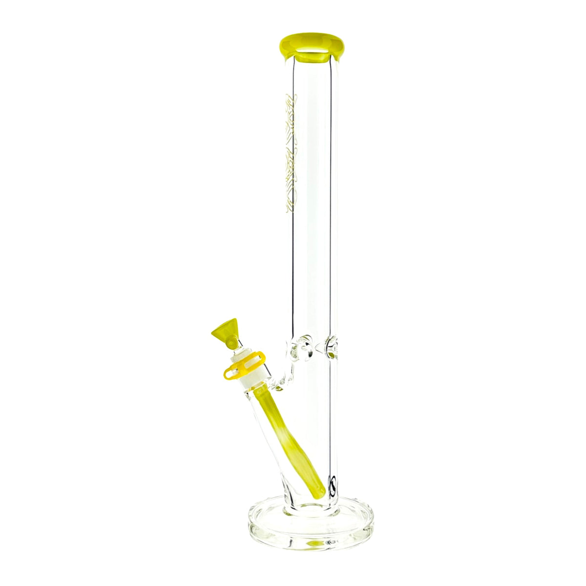 MAV Glass 18" Straight Bong 9mm Thick with Maze Design & Ice Pinch ...