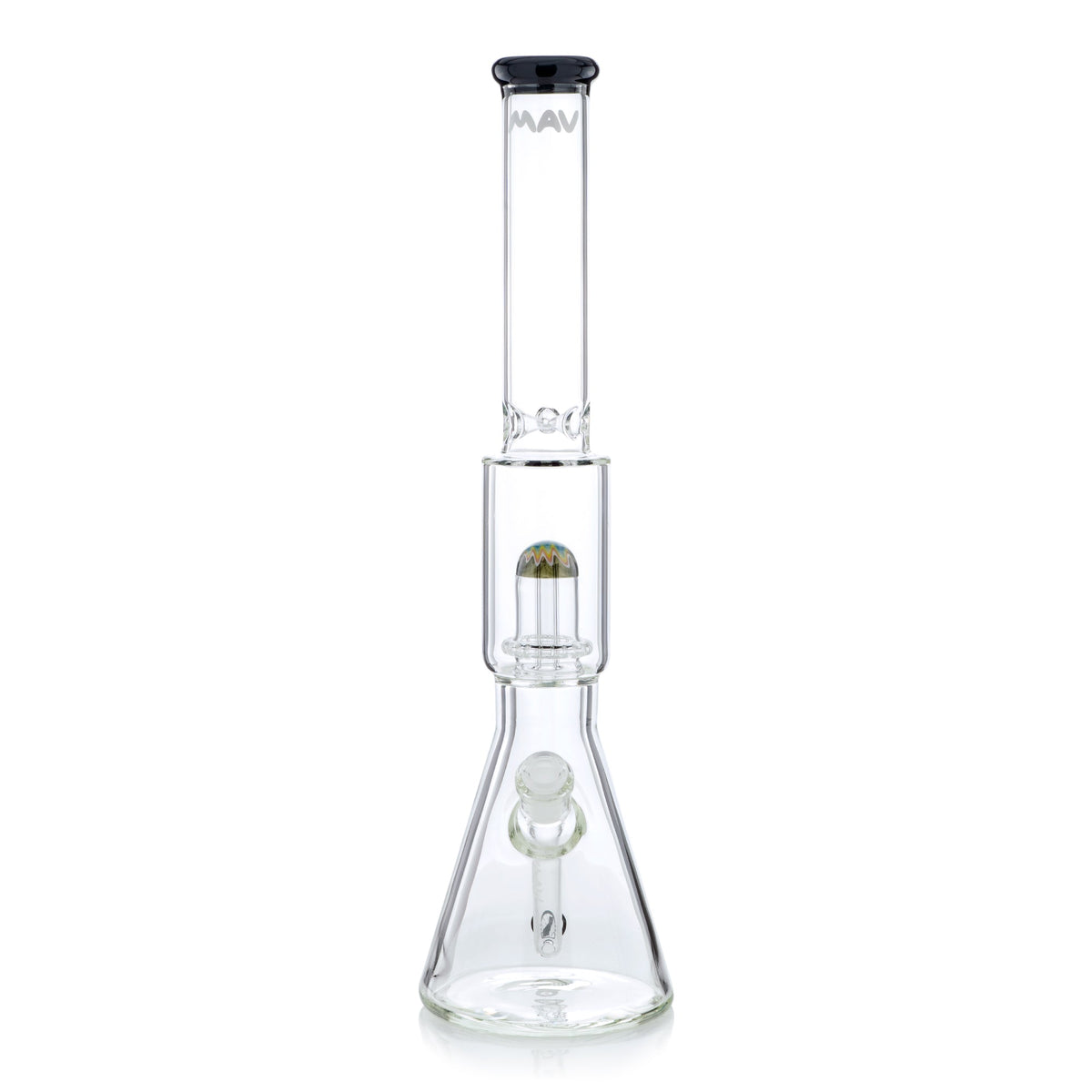 MAV Glass 19" Wig Wag UFO Perc Tall Beaker with Ice Pinch – DankGeek