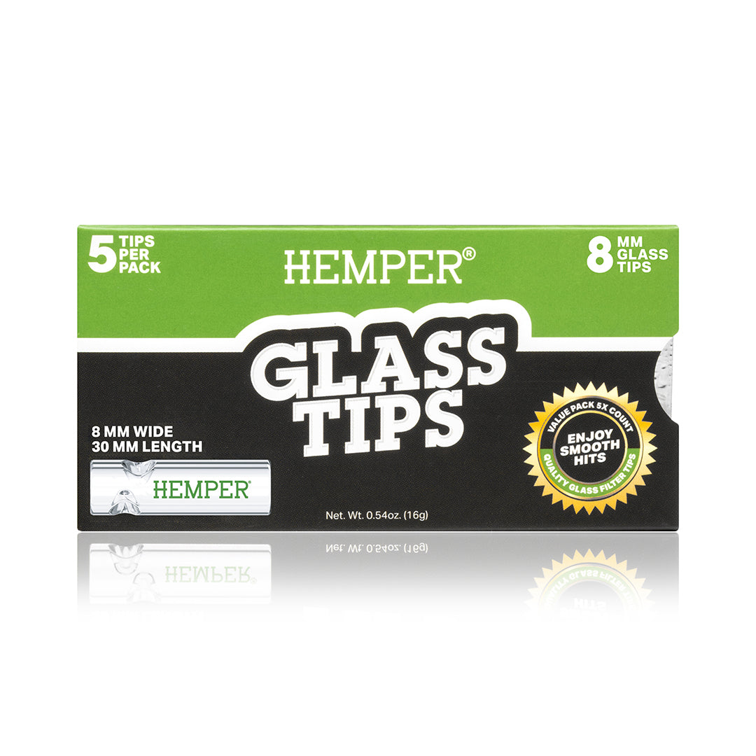 Glass Filter Tips 8mm | 5 Pack – DankGeek