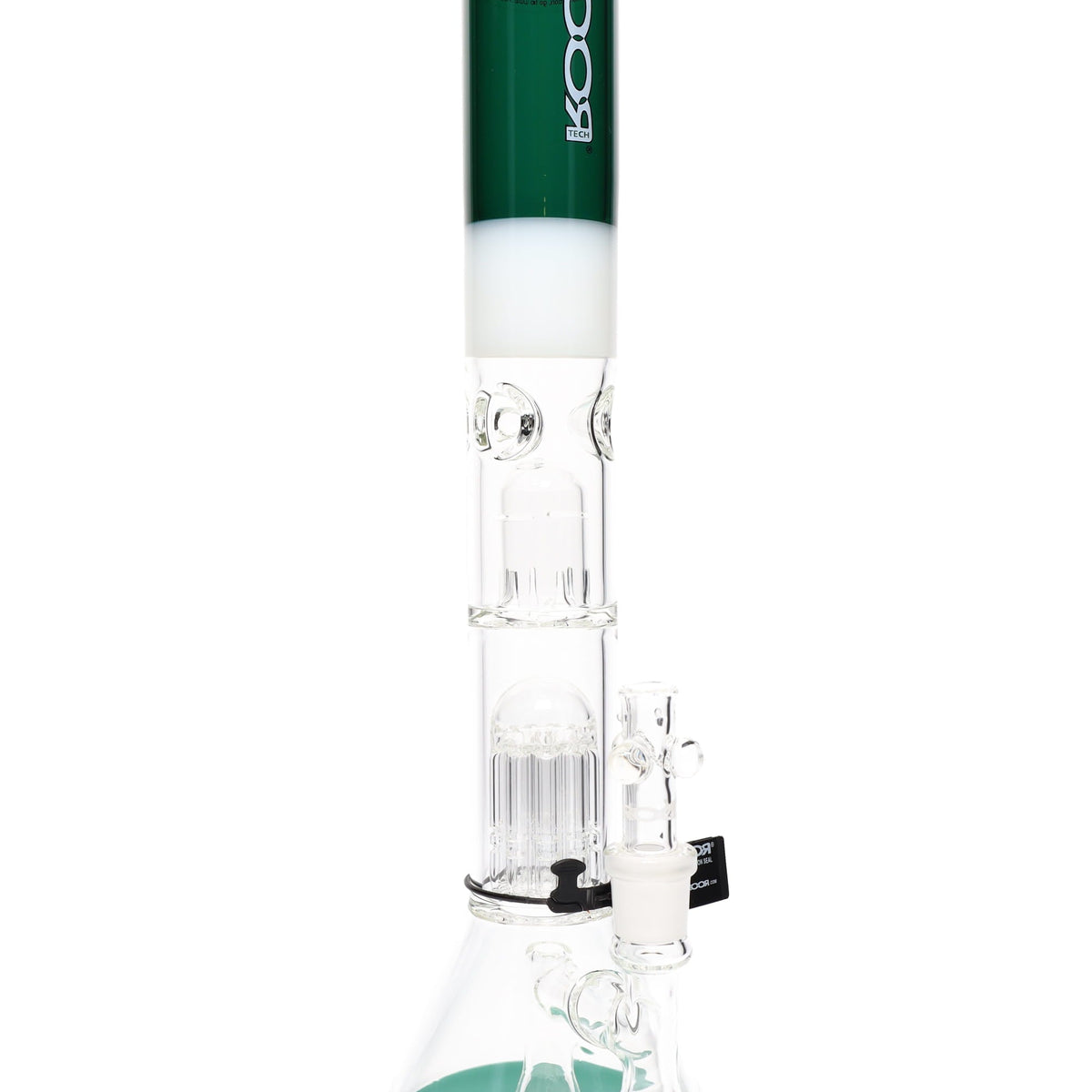 ROOR 18" Tech Multicolor Stemless Beaker Bong – Multi Percs – 5mm ...