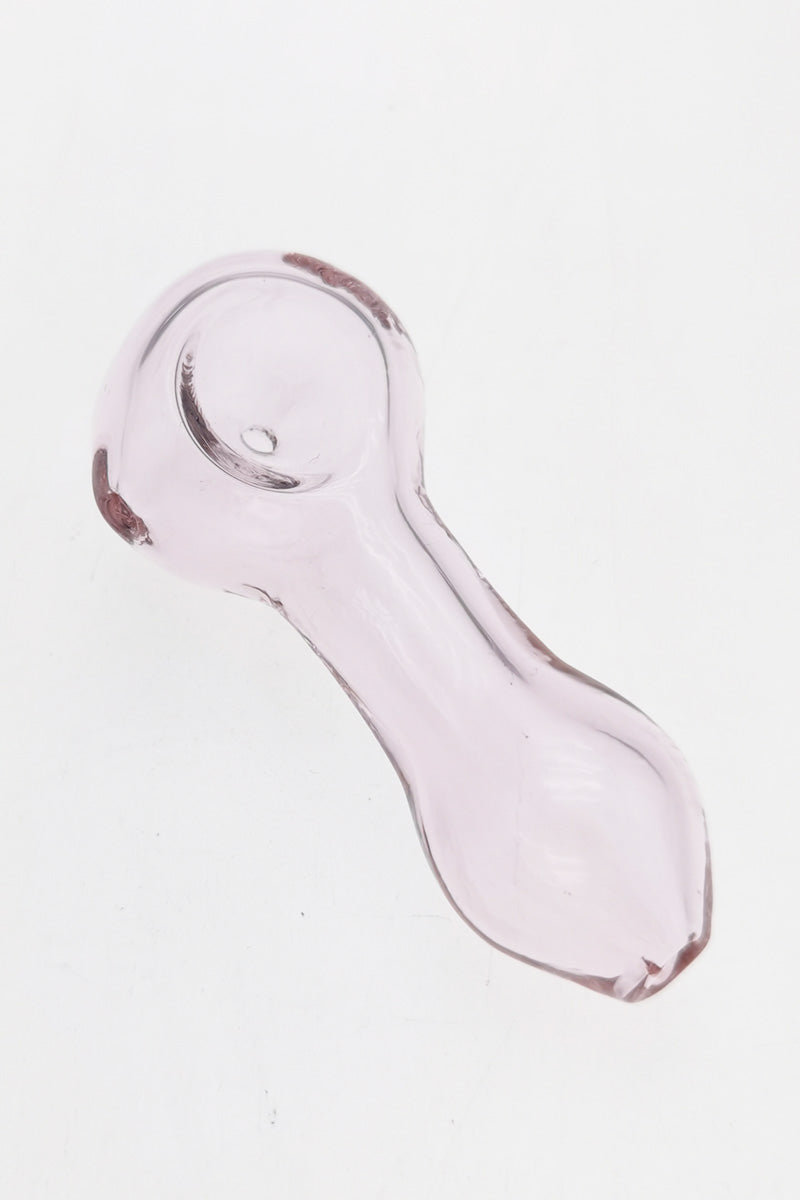 Thick Ass Glass Compact 3.25" Spoon Pipe with Left Carb Hole - Borosil ...