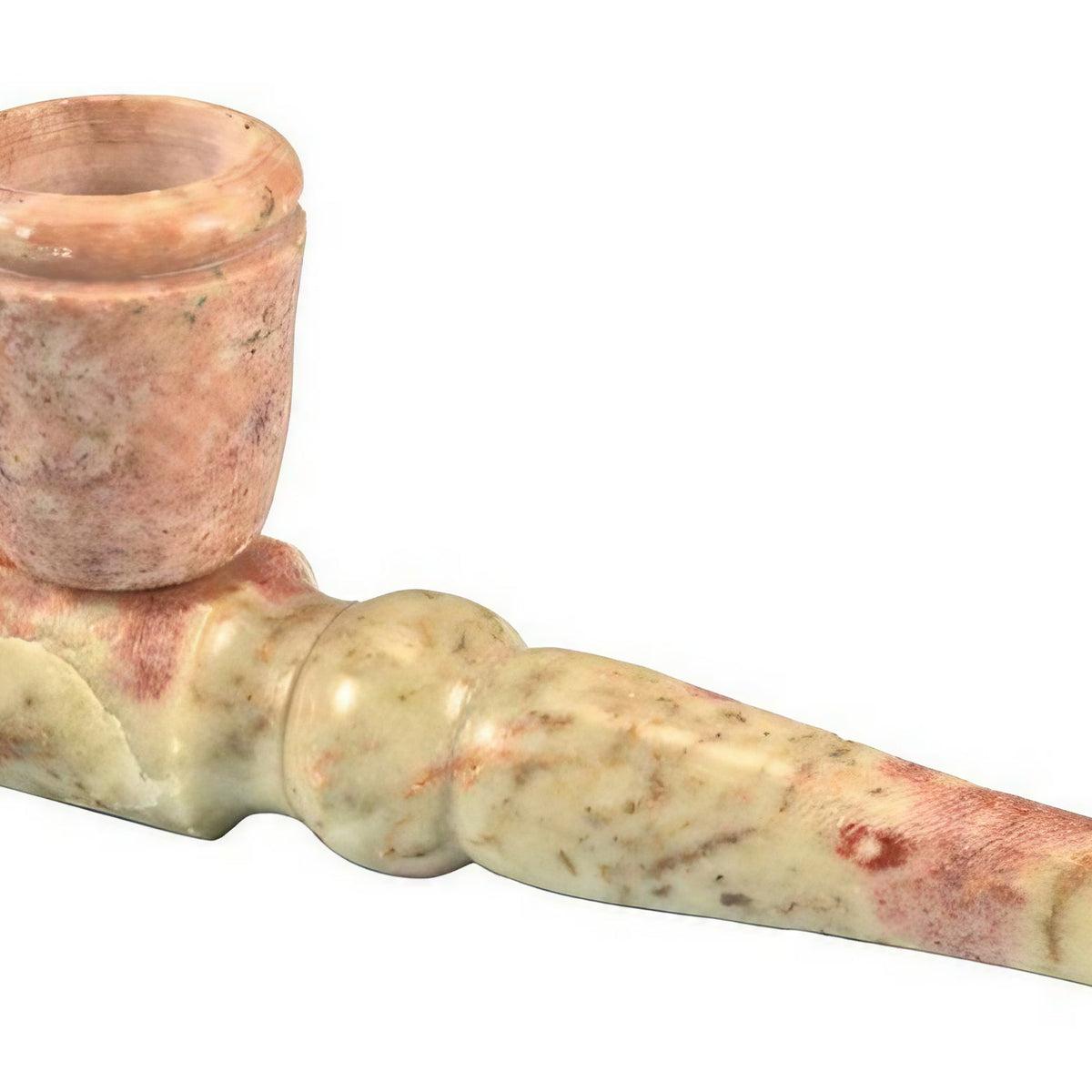 4" Marble-Colored Stone Pipe - Classic Design & Removable Bowl – DankGeek