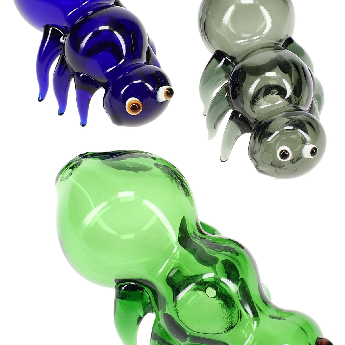 Colored Glass Bug Hand Pipe “Skitter” – Assorted Colors – DankGeek