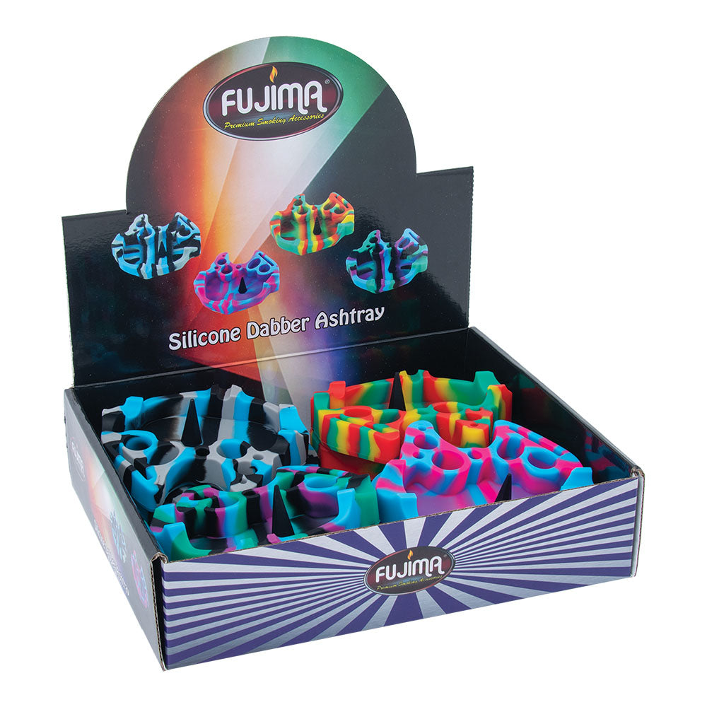 Fujima 5" Silicone Ashtray with Storage - Concave, High-Temp Resistant ...