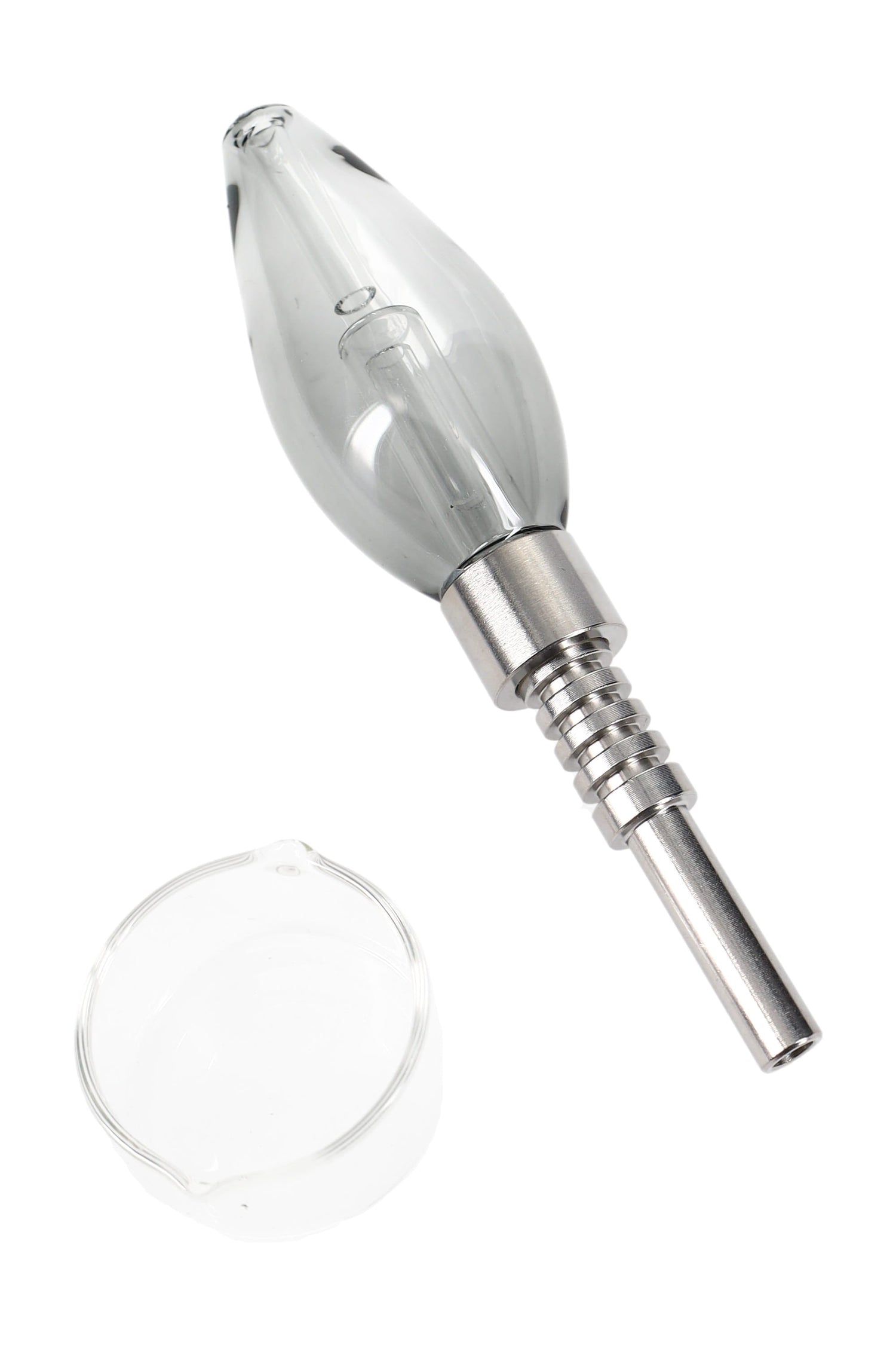 Glass Bulb Dab Straw “Mini Capsule” – 5½″ – DankGeek