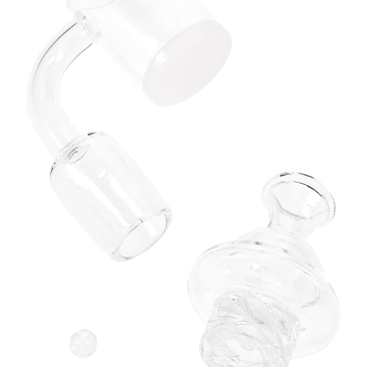 Quartz 14.5 & 18.8 mm Male Spinner Banger – Colored Bottom – Beads & C ...