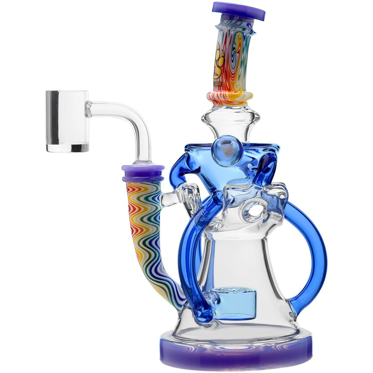 Calibear 8'' Continuum Seed Of Life Perc Recycler Dab Rig – DankGeek