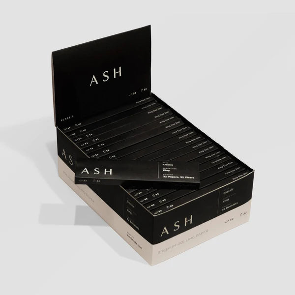 Ash Rolling Papers | King | Classic | Box – DankGeek