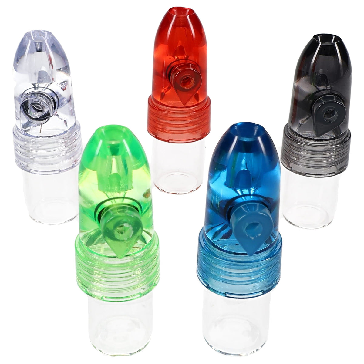 Snuff Bullet Vial 51-82 mm - Assorted Colors – DankGeek