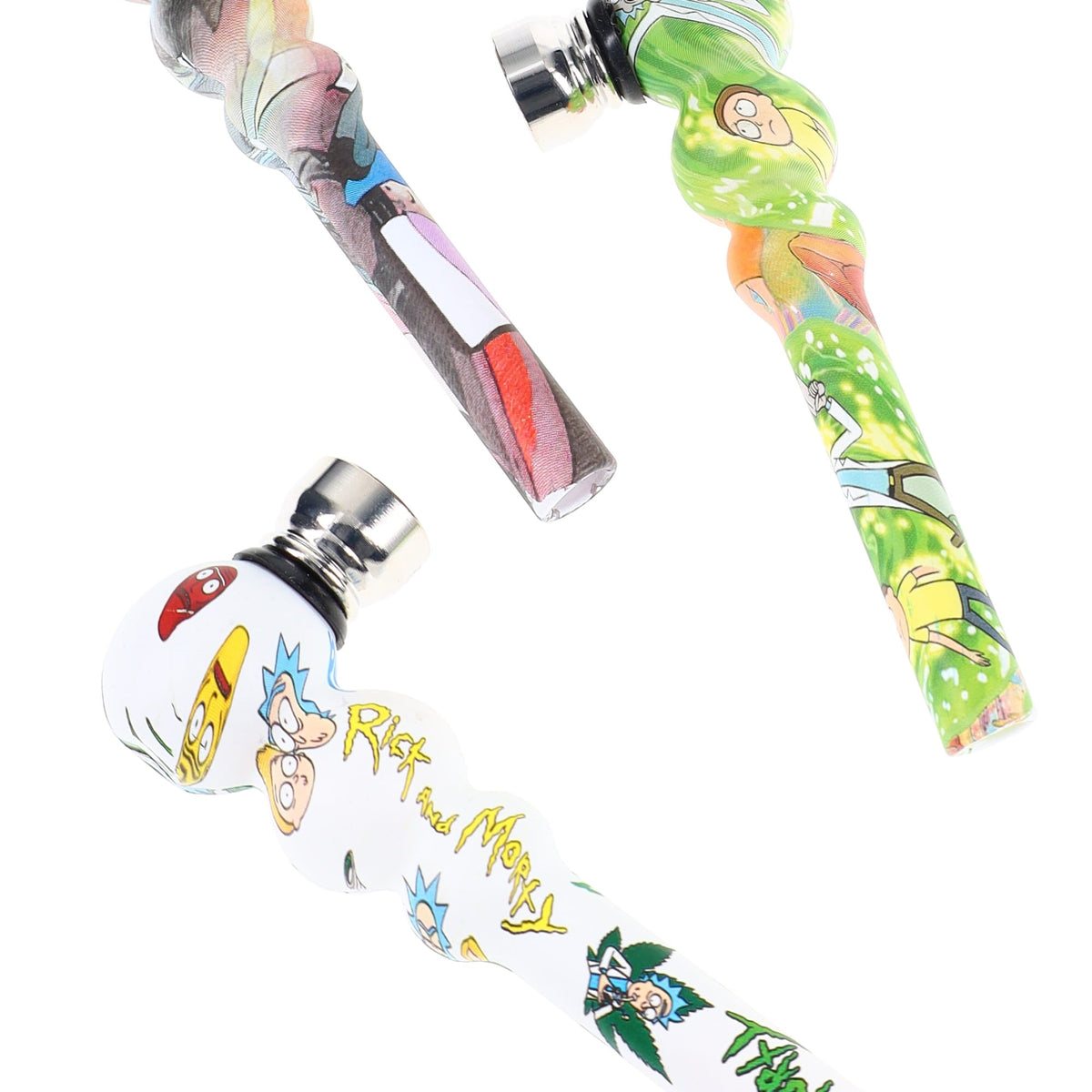 Ceramic Hand Pipe with Metal Bowl “Kiln Classic” – Assorted Colors ...