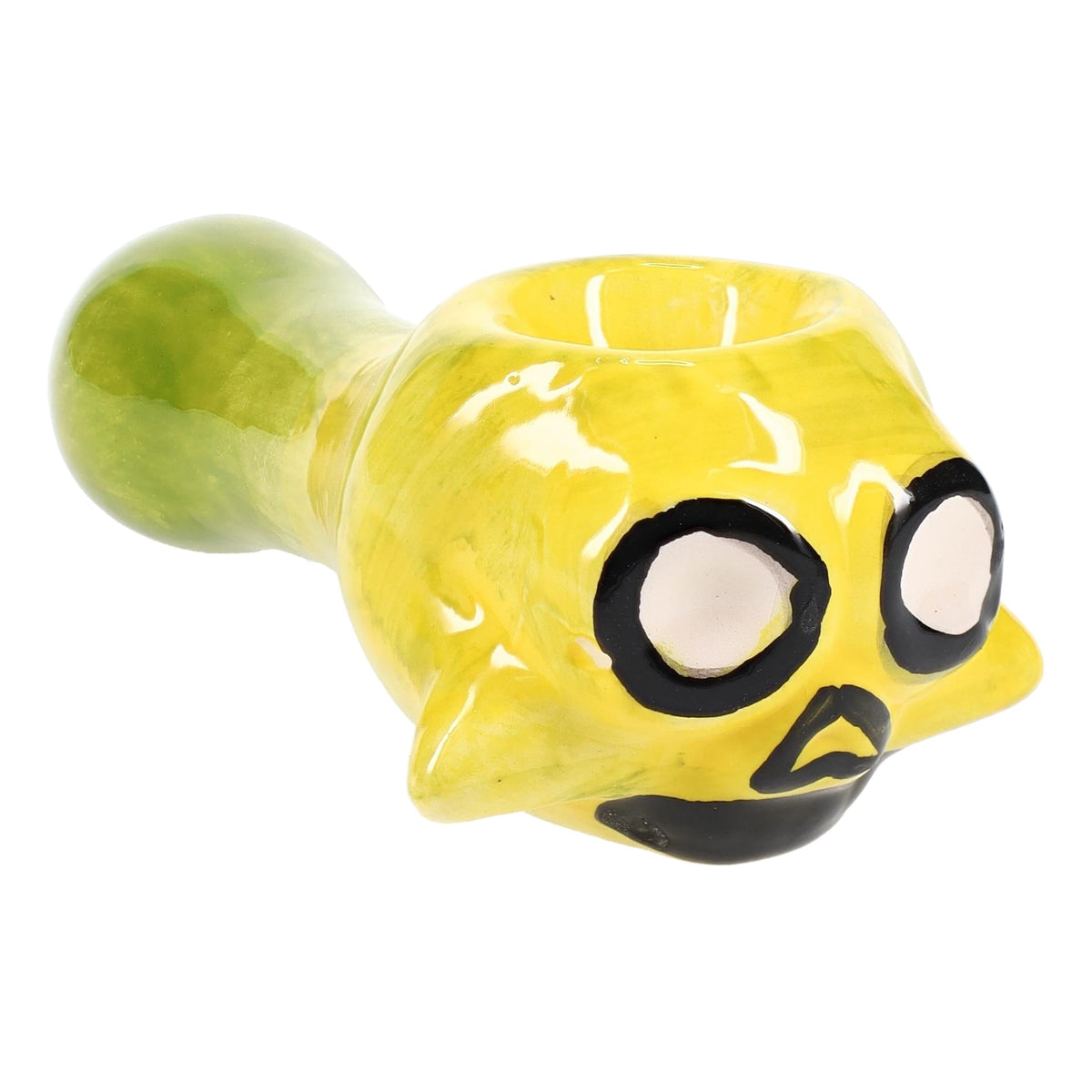 Ceramic Ghost Spoon Pipe “Jake the Ghost” – 4.5″ – DankGeek