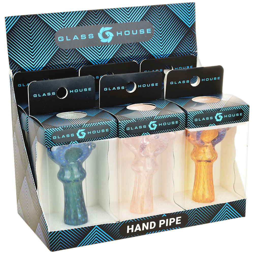 Glass House 3.75" Translucent Spoon Pipe 6PC Set - Assorted Colors ...