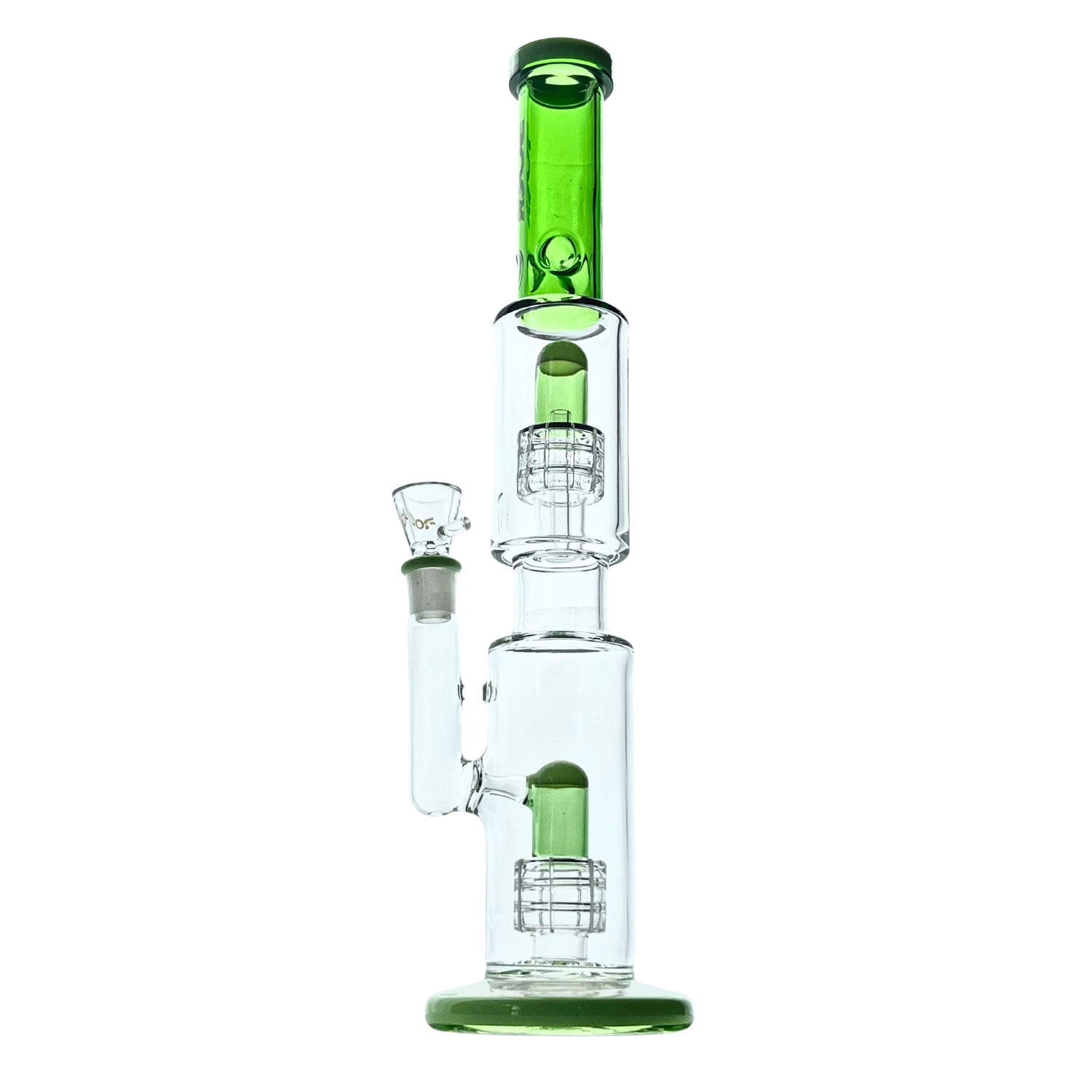 StormRock 16" Double Matrix Ice Bong – DankGeek