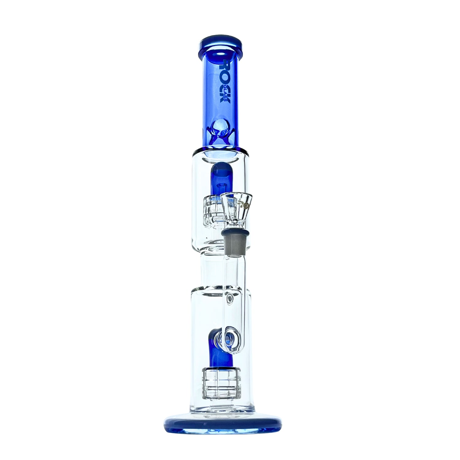 StormRock 16" Double Matrix Ice Bong – DankGeek