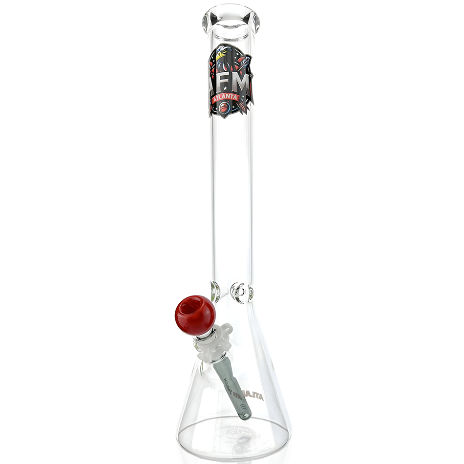 18" Atlanta Football 5mm Beaker Bong Bundle – DankGeek