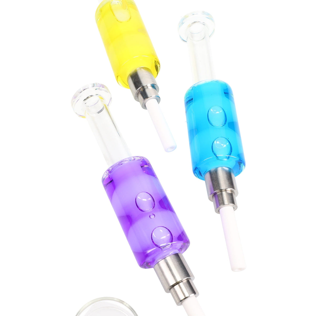 Fluid-Filled Glass Dab Straw Kit “Color Splash” – DankGeek