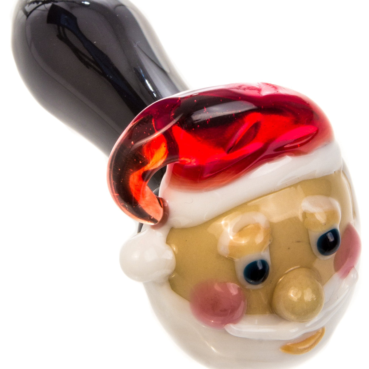 Chameleon Glass Santa Themed Pipe – DankGeek