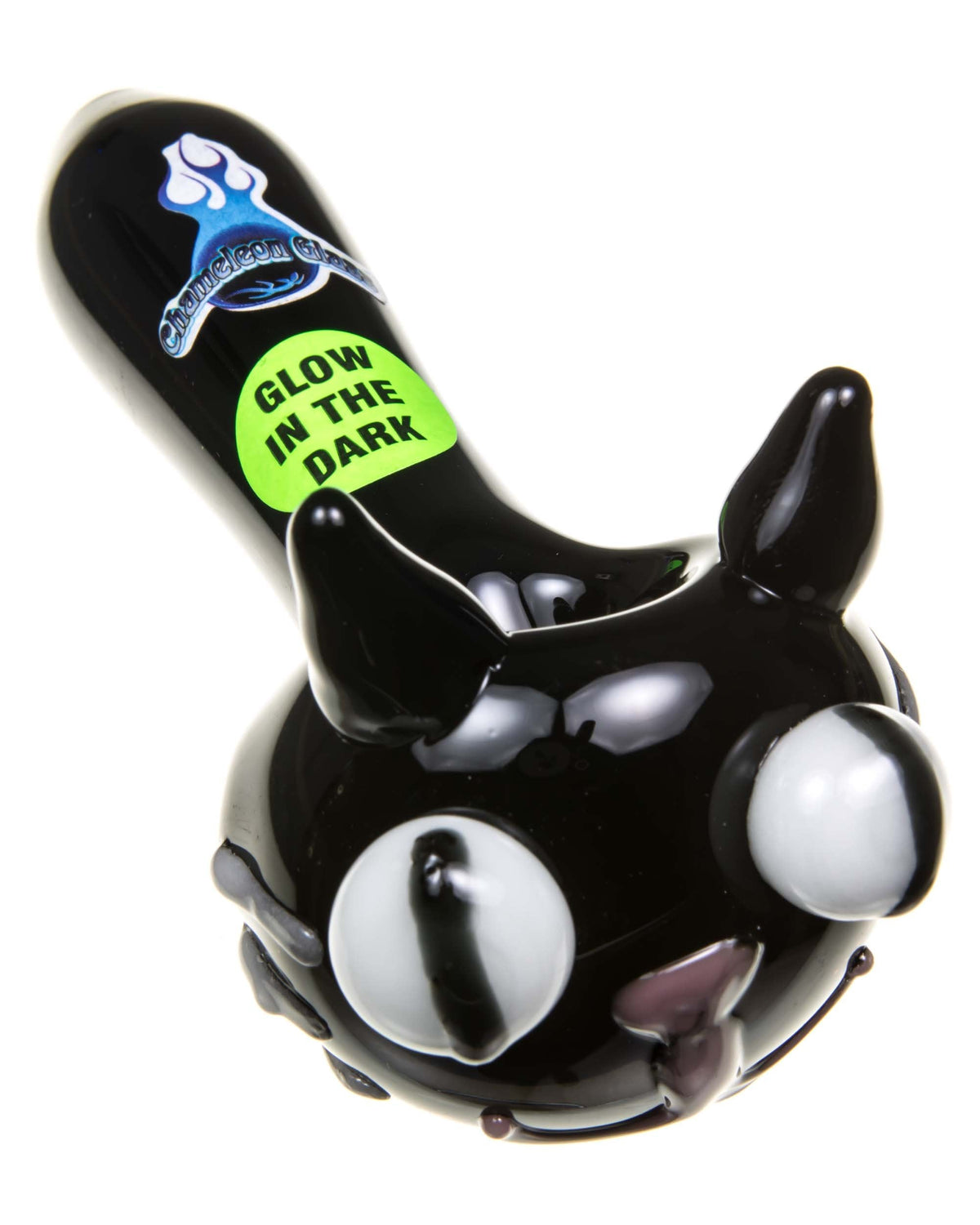 Chameleon Glass - Skellington Pipe Glow in the Dark | Dank Geek – DankGeek