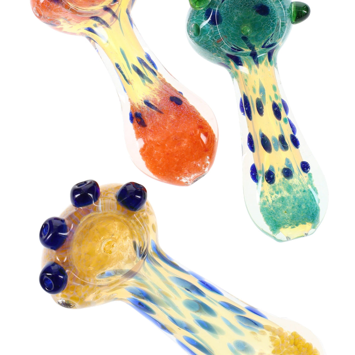 Color-Changing Frit Glass Pipe - 3.5" - Assorted Colors – DankGeek