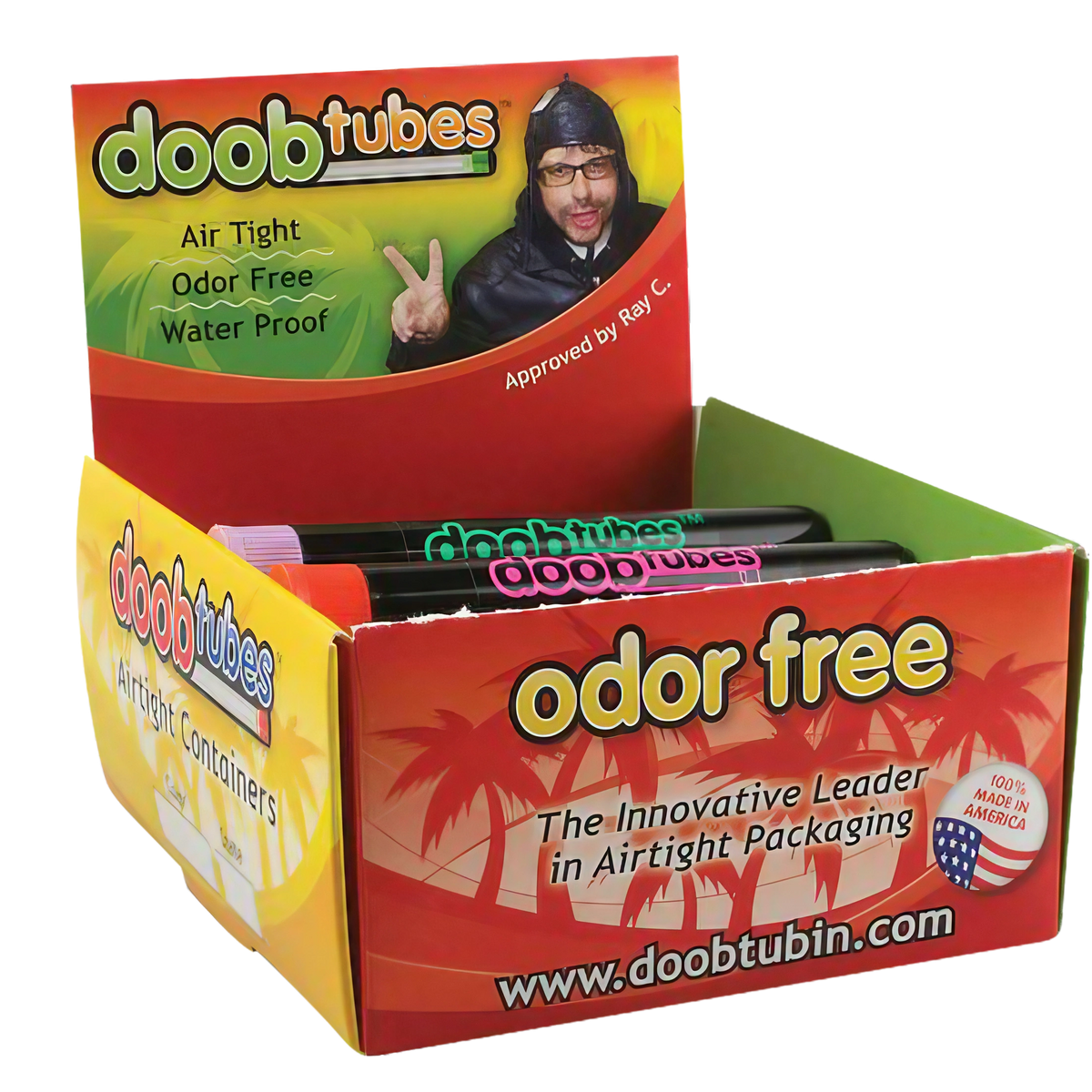 DoobTubes Airtight Joint Holders - 25 Pack Bulk, Odor-Proof & Waterpro ...