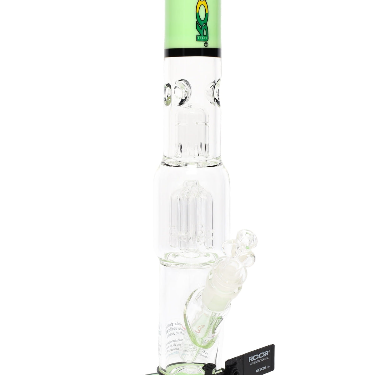 ROOR Tech 15" Multicolor Straight Tube Bong with Tree Perc – Ice Pinch ...