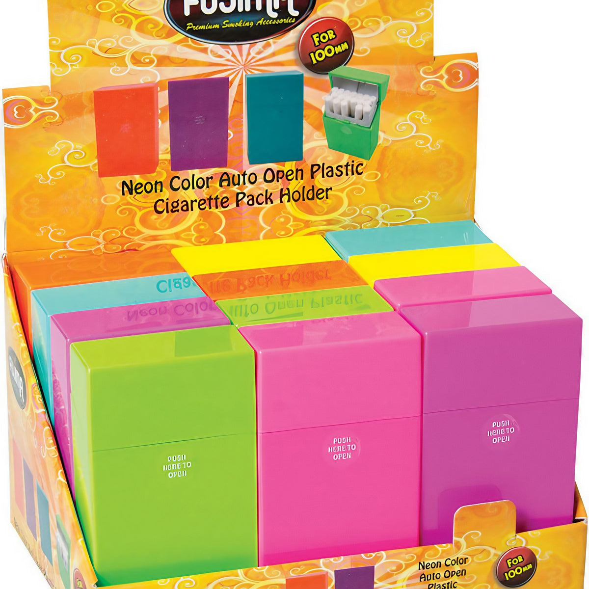 Fujima Neon Color Cig Cases - 12 Pack – DankGeek