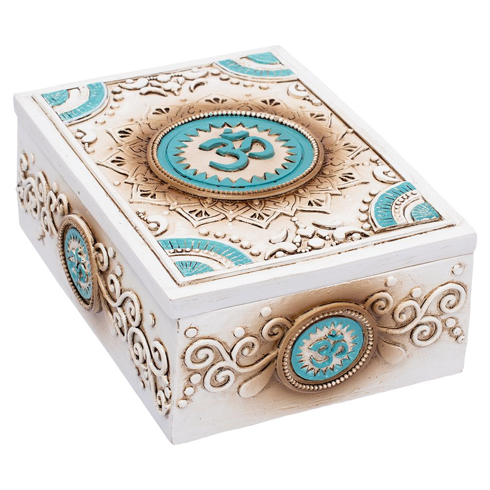 Fujima Om Symbol Tarot Stash Box | 5.5" – DankGeek