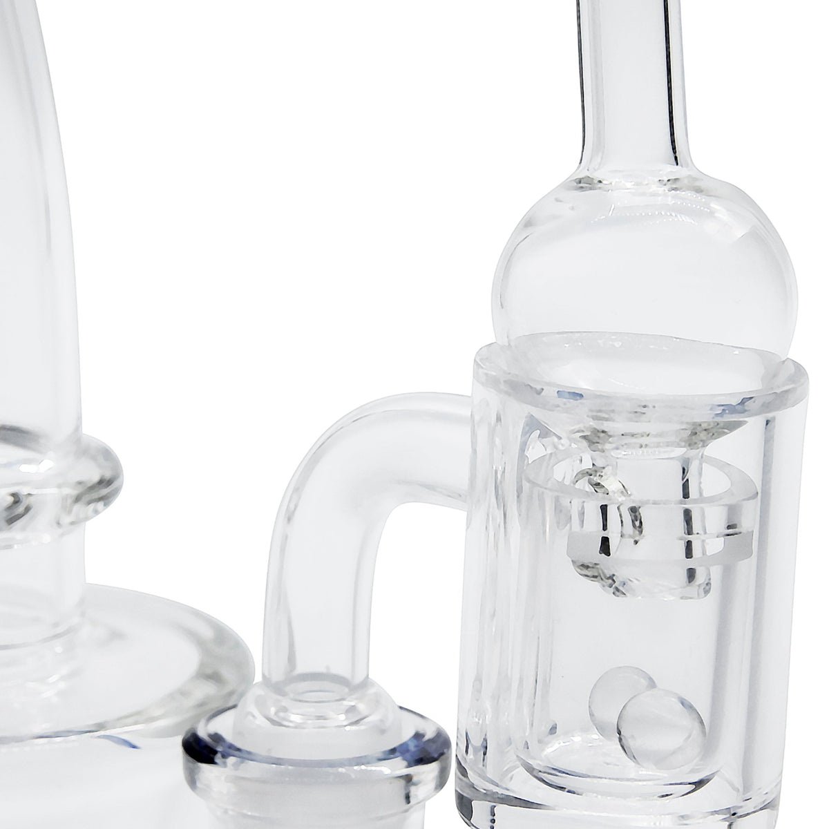 Glasshouse Quartz Banger Kit 14mm Male 90° - Full Set with Carb Cap ...