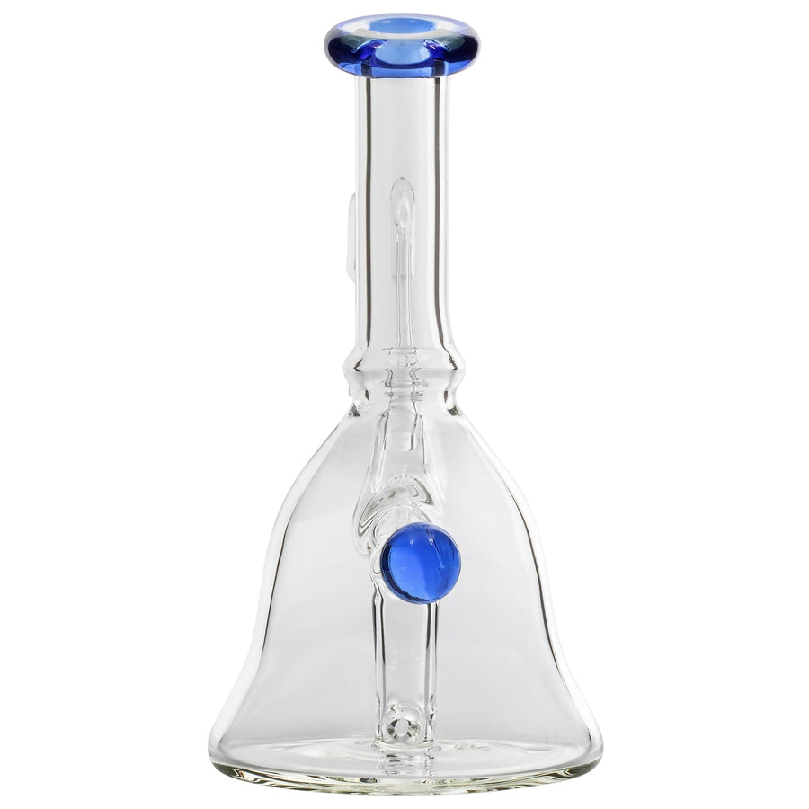 Glassic Bell Rig with Colored Marble and Accents – DankGeek