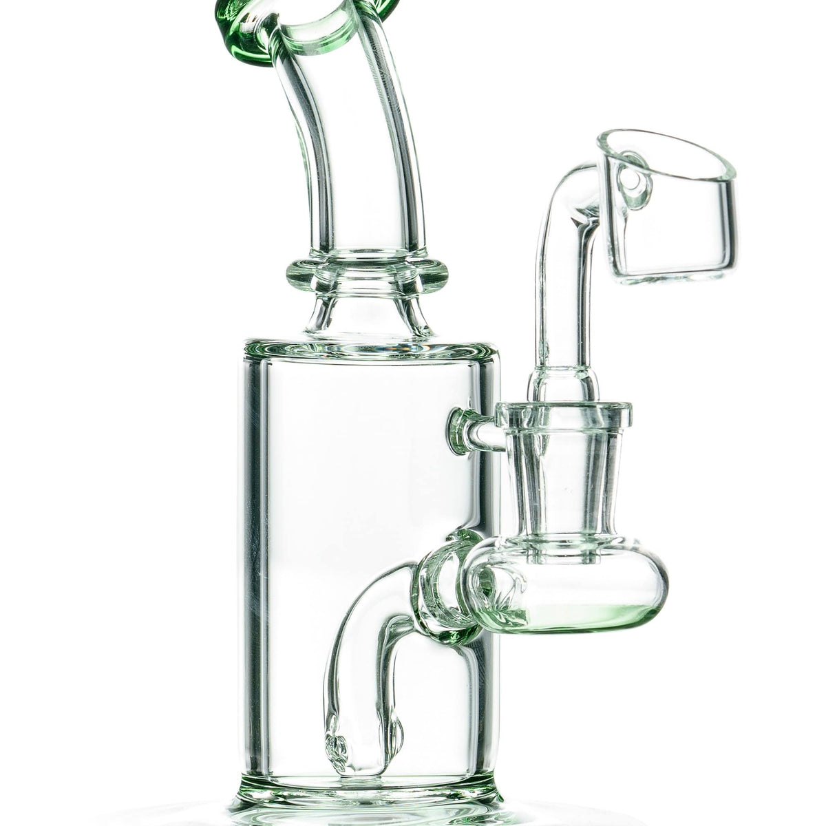 Glassic "Sidekick" Dab Rig with Color Base and Mouthpiece – DankGeek