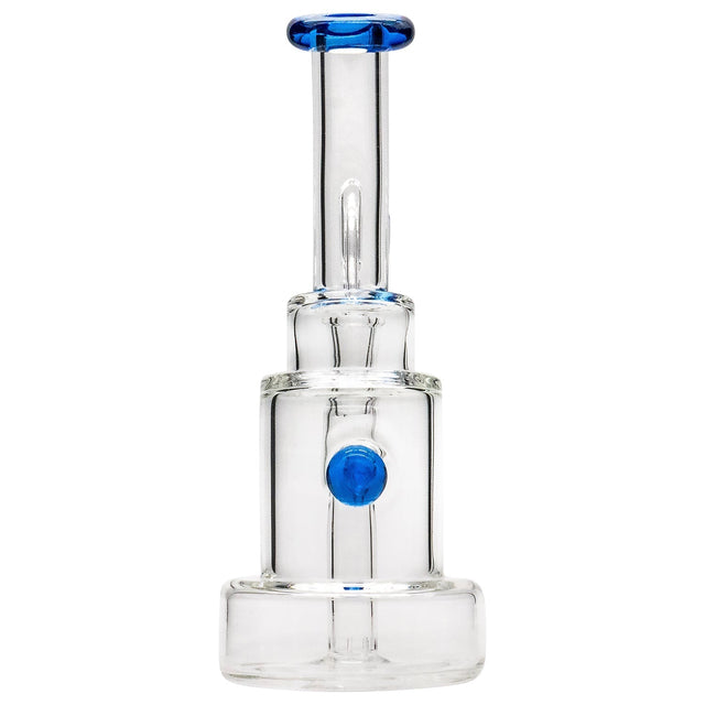 Glassic Stacked-Cake Dab Rig with Colored Accents – DankGeek