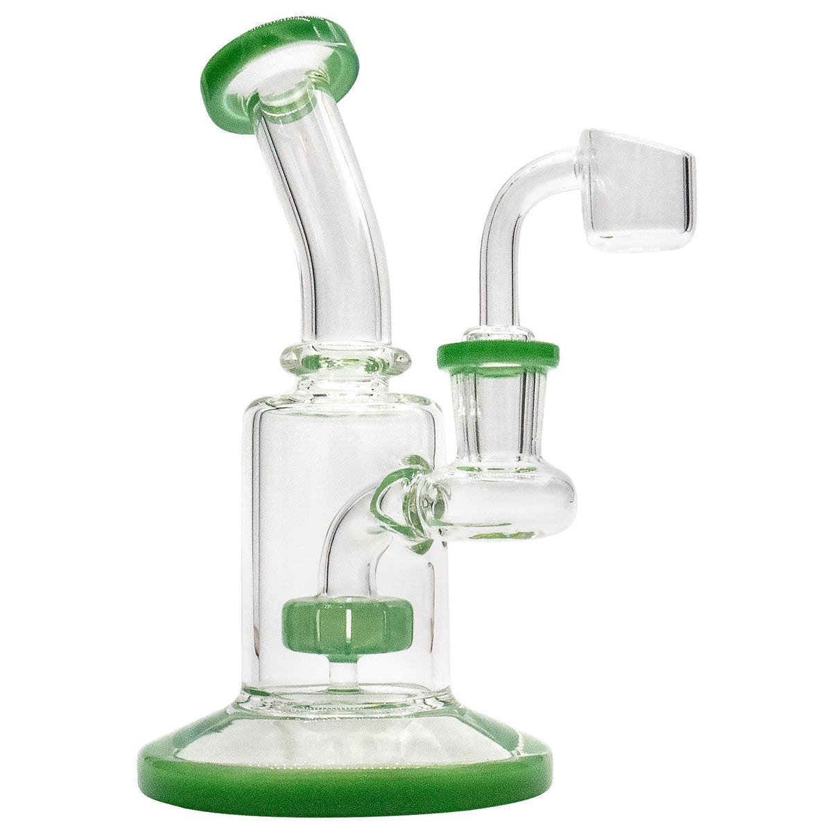 Glassic's the "Spritz" 6.5" Dab Rig with Color Shower-head Perc – DankGeek