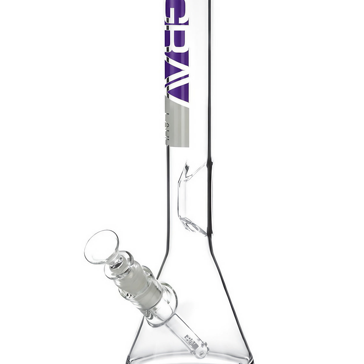 GRAV Beaker Tube With Geometric Ice Pinch 12'' – DankGeek