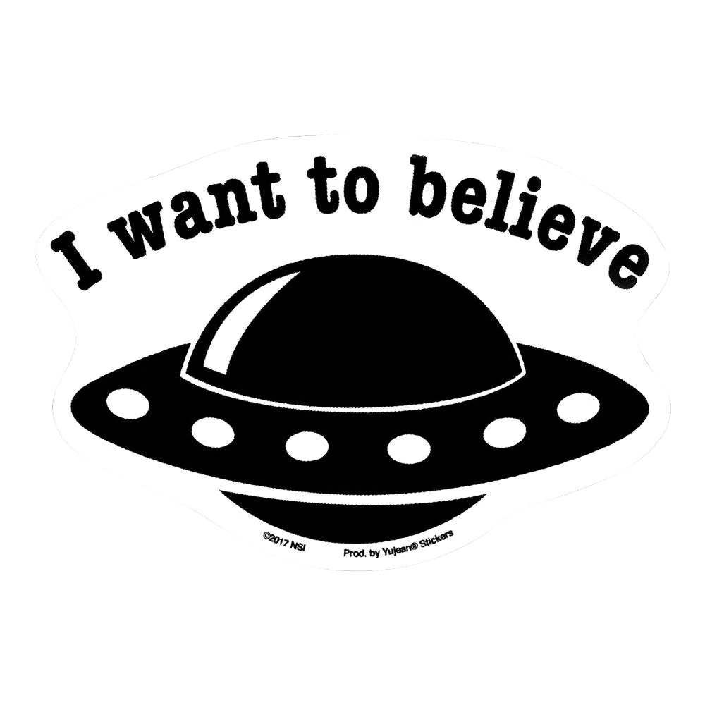 I Want to Believe Sticker | Home Goods