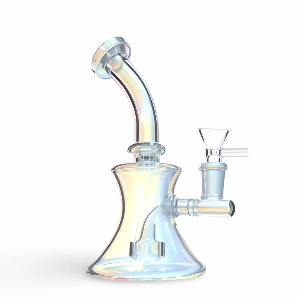 Glass Bath 6" Holographic Bong – DankGeek