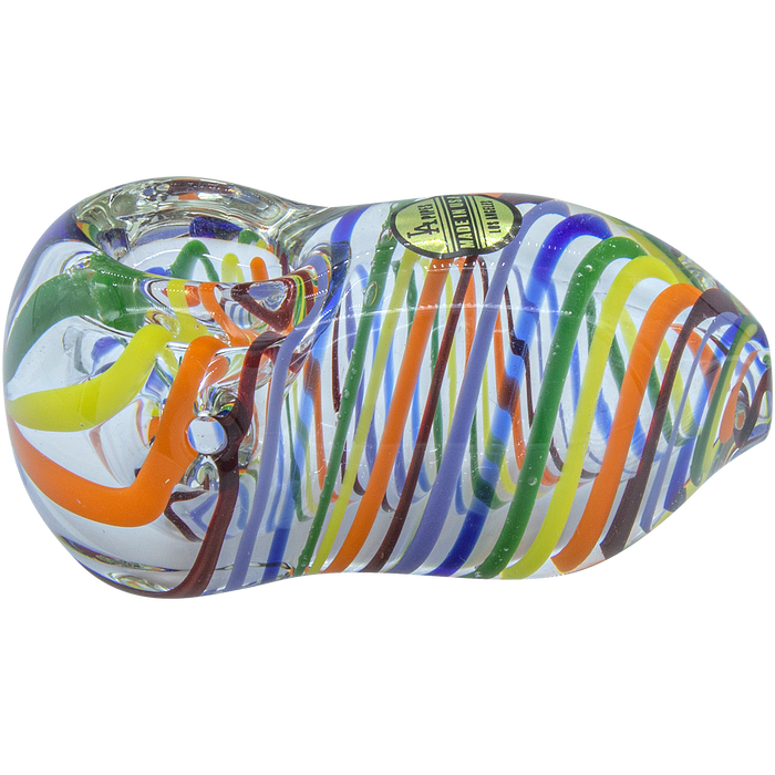 LA Pipes "Easter Egg" Rainbow Swirl Heavy Egg-Shaped Pipe