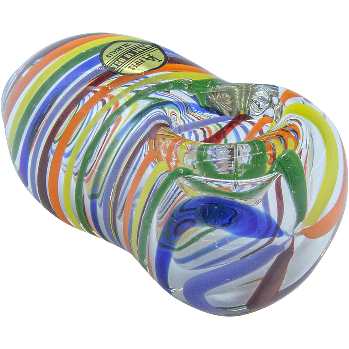 LA Pipes "Easter Egg" Rainbow Swirl Heavy Egg-Shaped Pipe