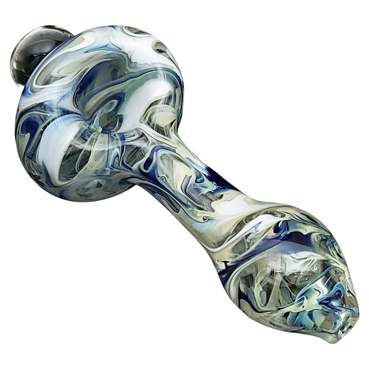 LA Pipes Ergonomic Borosilicate Glass Spoon Pipe HP1
