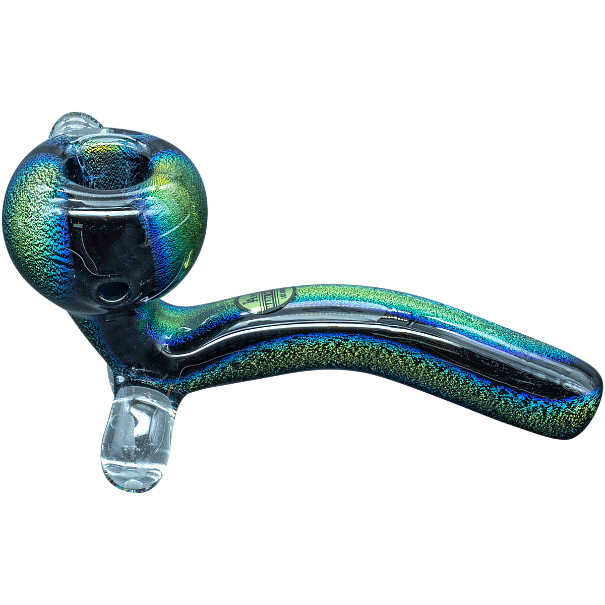 LA Pipes "The Galaxy" Full Dichroic Sherlock Pipe – DankGeek