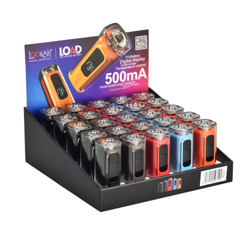 Lookah Load 510 Variable Voltage Battery | 500mAh | Assorted Colors ...