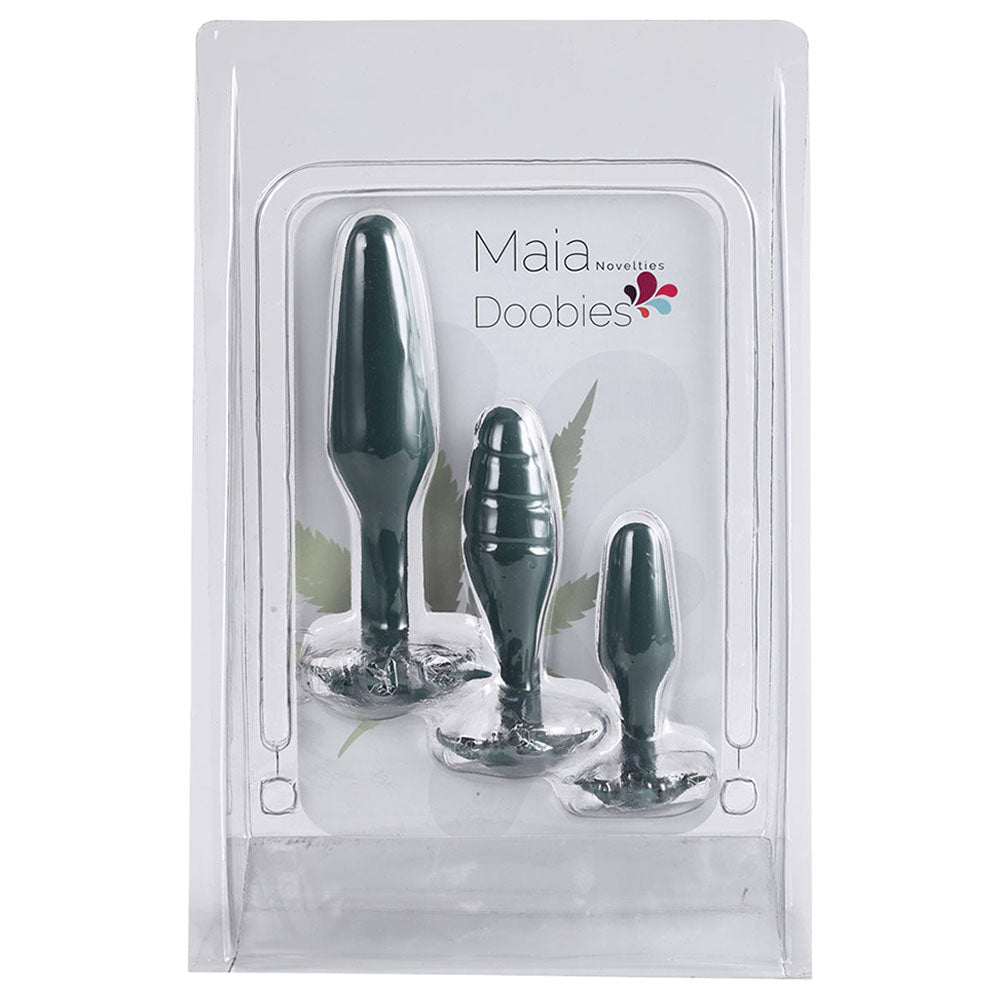 Maia Novelties 420 Series Doobies Silicone Anal Trainer Set | 3pk | 3 ...