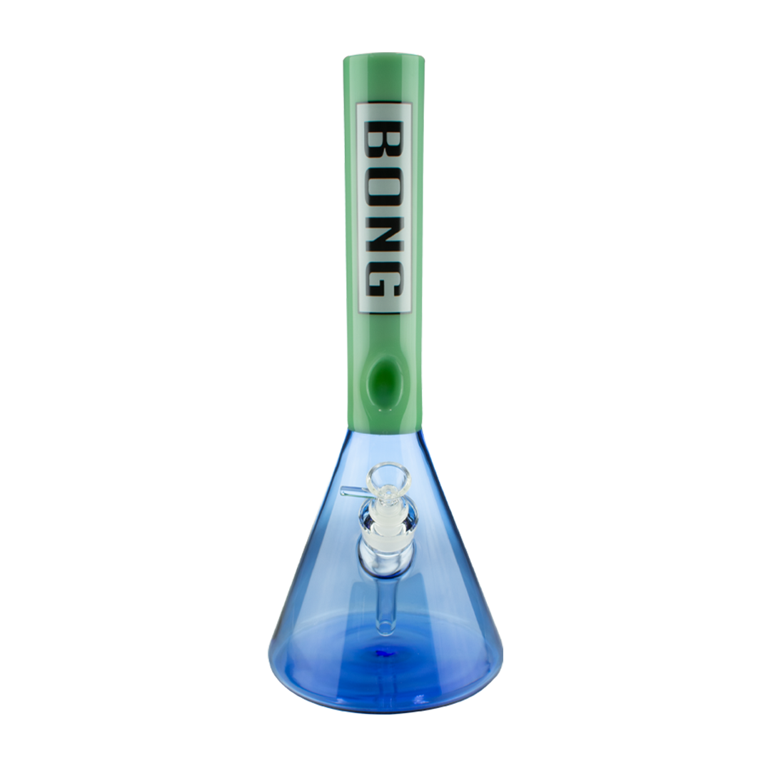 Massive Beaker Base Bong Sea Foam by California Beaker Co. 17" – DankGeek