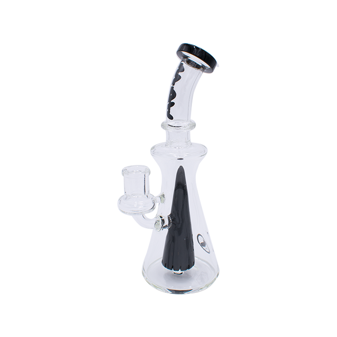 MAV Glass Bent Neck Long Pyramid Dab Rig