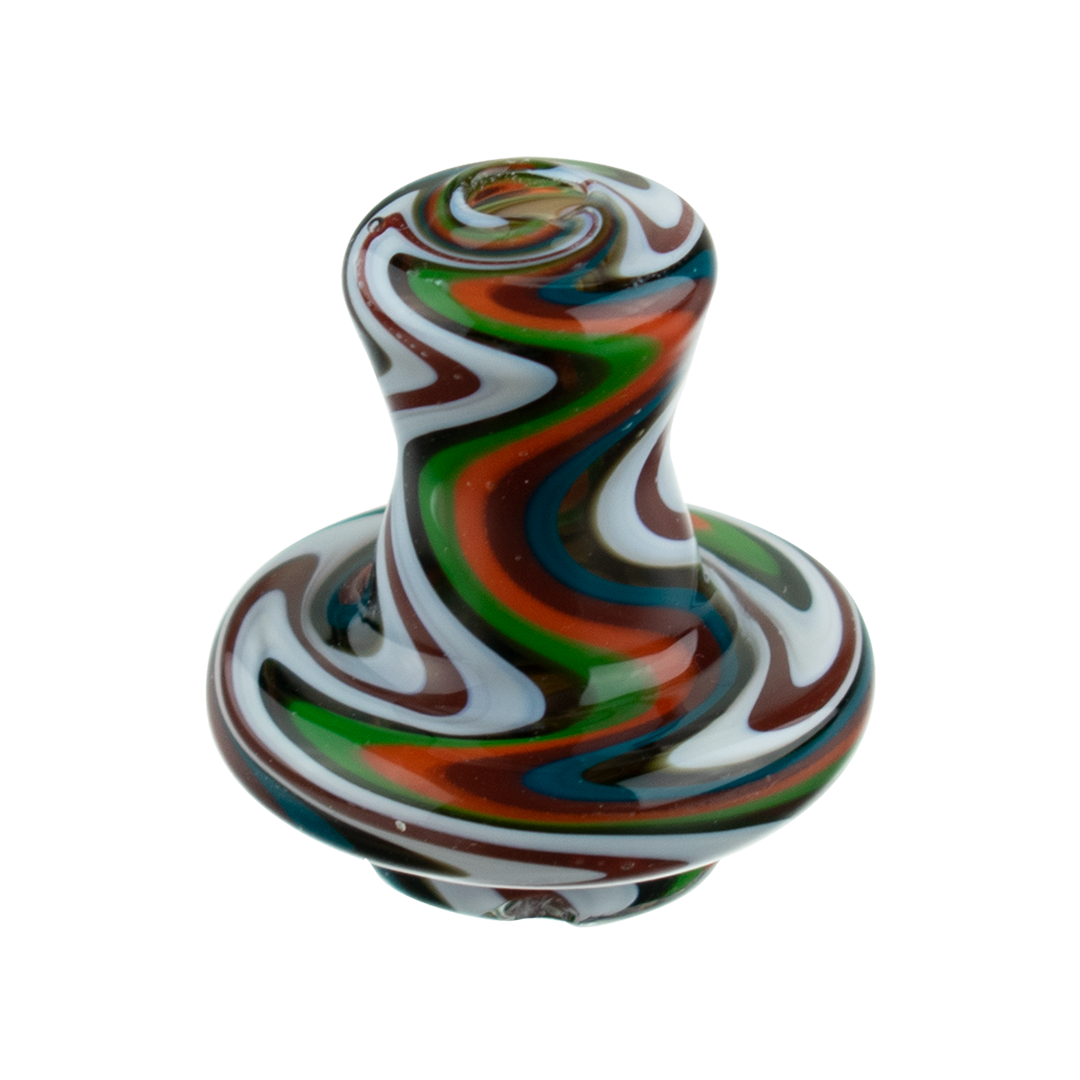 MAV Glass Orange Swirl Cap + 2 Pearls (bx155a) – DankGeek