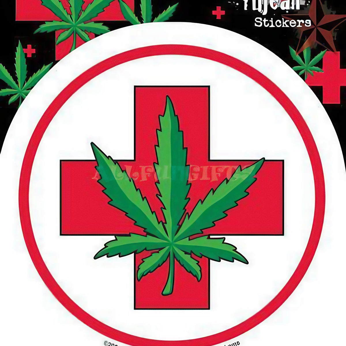 Medical Hemp Leaf Sticker – DankGeek