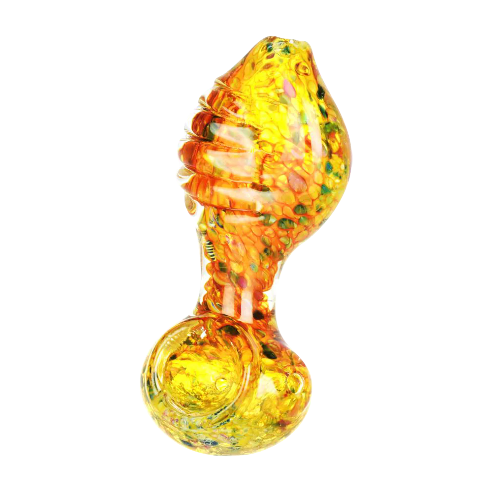 Ocean Floor Flat Neck Glass Hand Pipe – DankGeek