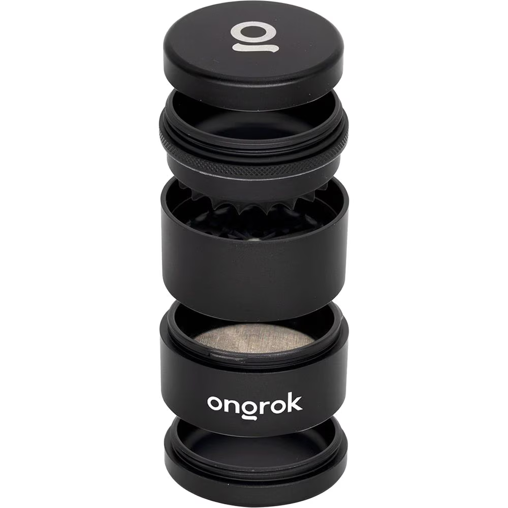 ONGROK Flower Petal Toothless Aluminum Storage Grinder | 5pc – DankGeek