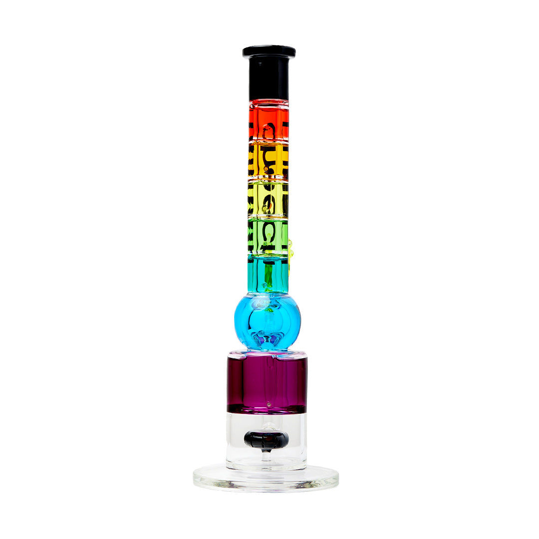 Cheech Glass 18" Rainbow Glycerin Water Pipe – DankGeek